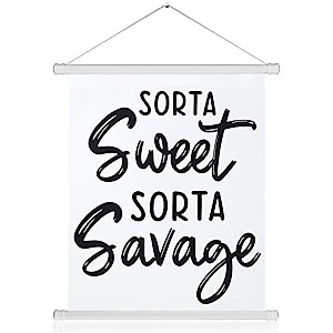 Spakon Teenager Room Hanging Decor Sweet Sign Girl Room Aesthetic Stuff Cute Room Minimalist Decor Bedroom Porch Aesthetic Decorations for Teen Girls Aesthetic, 11.8 x 13.8 Inches