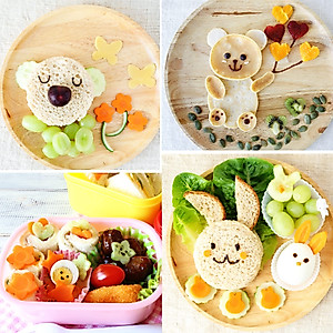 Vegetable Cutter Shapes Sets Mini Size Cutters Small Shaped Cutters Fruit Cutters Kids Food Cutters Pastry Stamps Mold for Biscuits,Pastry Dough,Fruits Toddler Lunch Homemade Baking