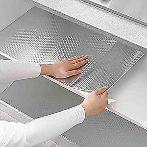 FiraVita 196.85x15.75 Inch Kitchen Backsplash Stickers, Kitchen Oil Proof Waterproof Sticker Self Adhesive for Kitchen Wall Cabinet Countertop