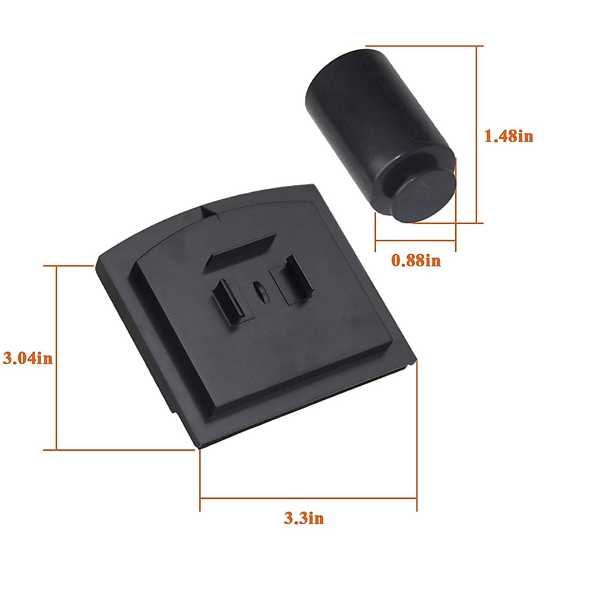 8201756 W10823377 Refrigerator Ice Dispenser Door Kit for Whirlpool Door Chute W10467899 AP3872692 1164531, 8201756VP