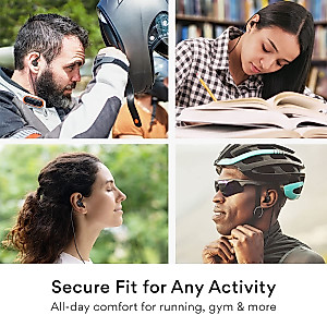 MEE audio M6 Sport Wired Earbuds, Noise Isolating In Ear Headphones, Sweatproof Earphones for Running/Gym/Workouts with Dynamic Enhanced Bass Sound, Memory Wire Earhooks, 3.5mm Jack Plug (Black)