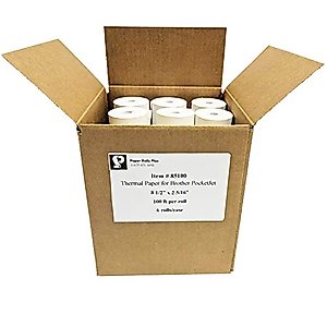 8 1/2" x 100' Thermal Paper - Fits Brother Pocketjet Printers (6890 or 6840) - 6 rolls/case