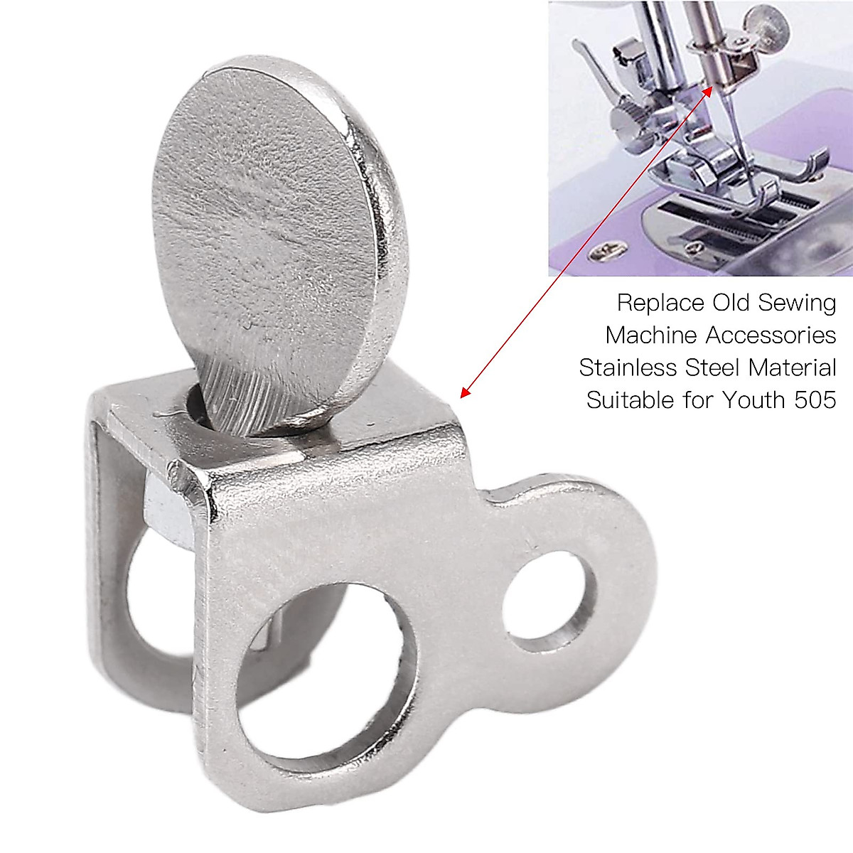 5 Pcs Needle Clamp, Stainless Steel Sewing Machine Fixed Replacement Needle Collet Holder, Table Sewing Clamp for Youth 505