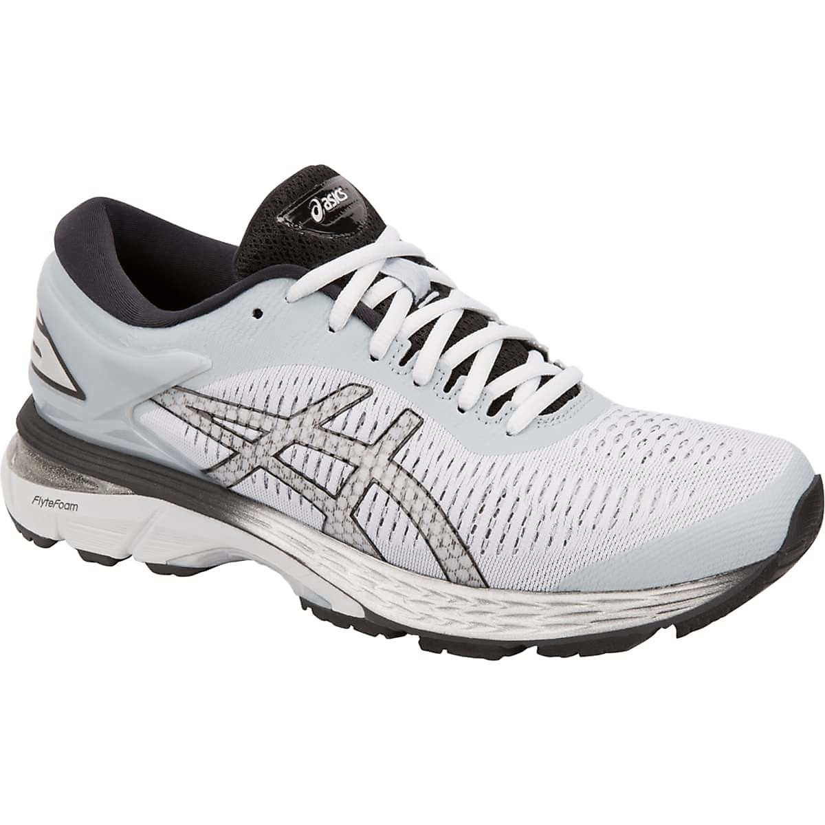 ASICS Women's Gel-Kayano 25 Running Shoes, 7M, MID Grey/Silver
