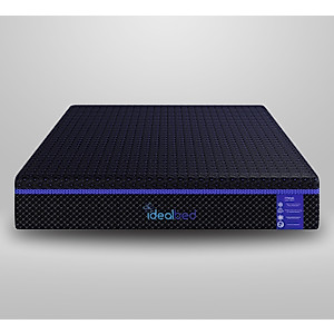 iDealBed S4 Nebula Luxury Hybrid Mattress + 3i Custom Adjustable Bed Sleep System, Comfort, Cooling & Support, Advanced Silent Operation, Wireless (Nebula Medium Soft, Queen)