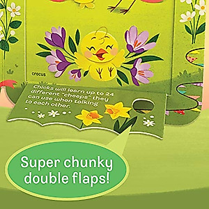 Peek-a-Flap Hop - Children's Lift-a-Flap Board Book Gift for Easter Basket Stuffers, Ages 2-5