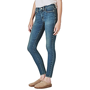 Lucky Brand Women's Mid Rise Ava Skinny Jean, Lyell, 28