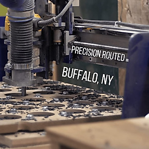 Buffalo BottleCraft Hockey Puck Rocks Glasses made from real Hockey Pucks & Stainless Steel Cup, Ice Hockey Gifts, 6oz Insulated Whiskey Glasses for Hockey Dad Gifts and Hockey Mom Gifts (1)