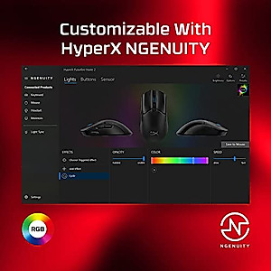 HyperX Pulsefire Haste 2 – Wired Gaming Mouse- Ultra Lightweight, 53g, 8000Hz Polling Rate, Precision Sensor, Hyperflex 2 Cable, Plug and Play – Black