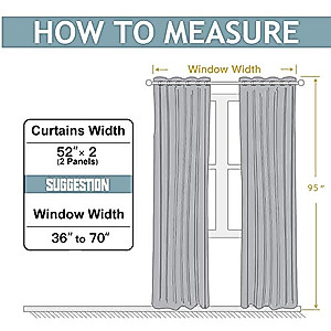 PY HOME & SPORTS Yellow Blackout Curtains Velvet Drapery 95 Inches Plush Long Block Out Darkening Window Curtain Drapes Thermal Insulated for Bedroom & Living Room 2 Panels (52x95 Inch, Yellow)