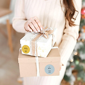 Anwyll to from Tags Stickers,120Pcs 2.5Inch Gift Tags Labels Stickers,Boho to and from Name Tags Stickers,Self-Adhesive Present Labels Stickers for Gift Canning Bag Christmas Birthday Party Wedding