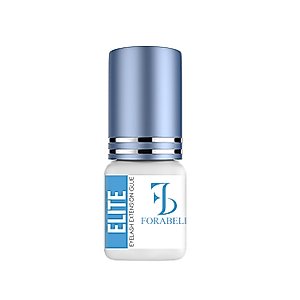 Forabeli Elite Fast Dry Eyelash Glue 5ml - 1 Sec Drying Time, 7 Weeks Retention, Maximum Bonding Power, Black Adhesive for Professional Use