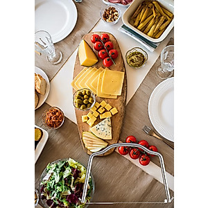 NADUSEP Cheese Slicer Stainless Steel Butter Cheese Wire Cutter Slicer Knife for Kitchen for Block Cheese Butter Foie Gras (Silver-2 Pack)