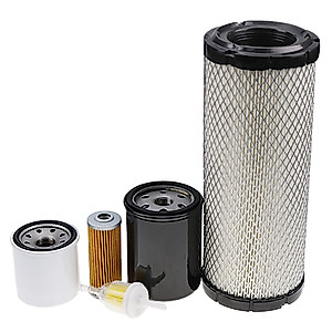 DVPARTS Filter Kit LVA21036 for John Deere 1025R 2025R Compact Utility Tractor