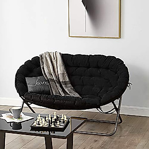 DormCo Papasan Sofa - Solid Black