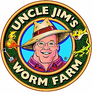 Uncle Jim's Worm Farm Live Super Red European Nightcrawlers for Composting and Garden Soil Aeration | Large Live Nightcrawlers Improve Soil Structure and Quality for Healthier Gardens | 100 Count