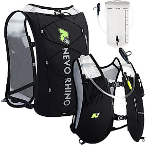 Running Hydration Vest, 5.5L Running Vest for Women Men with 2L TPU Water Bladder,Hydration Backpack for Hiking Marathon Race