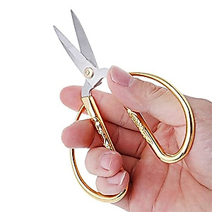 Gold Dragon Phoenix Bonsai Scissors Wedding Shears Home Office Garden Cutting Hand Tools Pruning Scissors Drop Ship