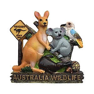 Australia Wildlife 3D Refrigerator Magnet Travel Sticker Souvenirs,Home & Kitchen Decoration Australia Fridge Magnet from China