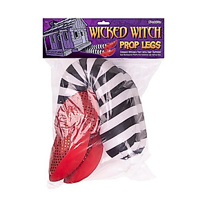 Kangaroo Wicked Witch Legs Decoration – Halloween Witch Legs for Wreath, Yard Stake – Upside Down Witches Legs for Spooky Party, Lawn, Garden – Hidden Funny Witch Décor –1 Pair (18 inches)