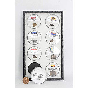 Space Collection 2020: Eight Meteorites Around The World, Mars Rock, Moon Rock