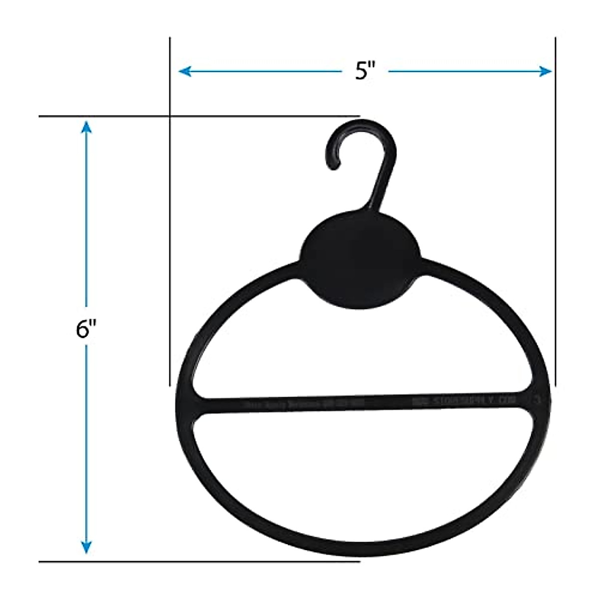 Black Scarf Hanger - Pack of 50