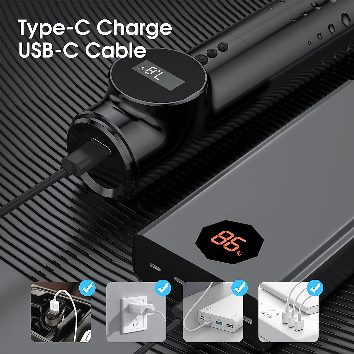 Mast Archer Cordless Tattoo Pen Machine, Rotary Tattoo Gun with Powerful Motor by Mcore, 2,000mAh Battery by Mastlabs for Run Long Time 3.5mm Stroke Black