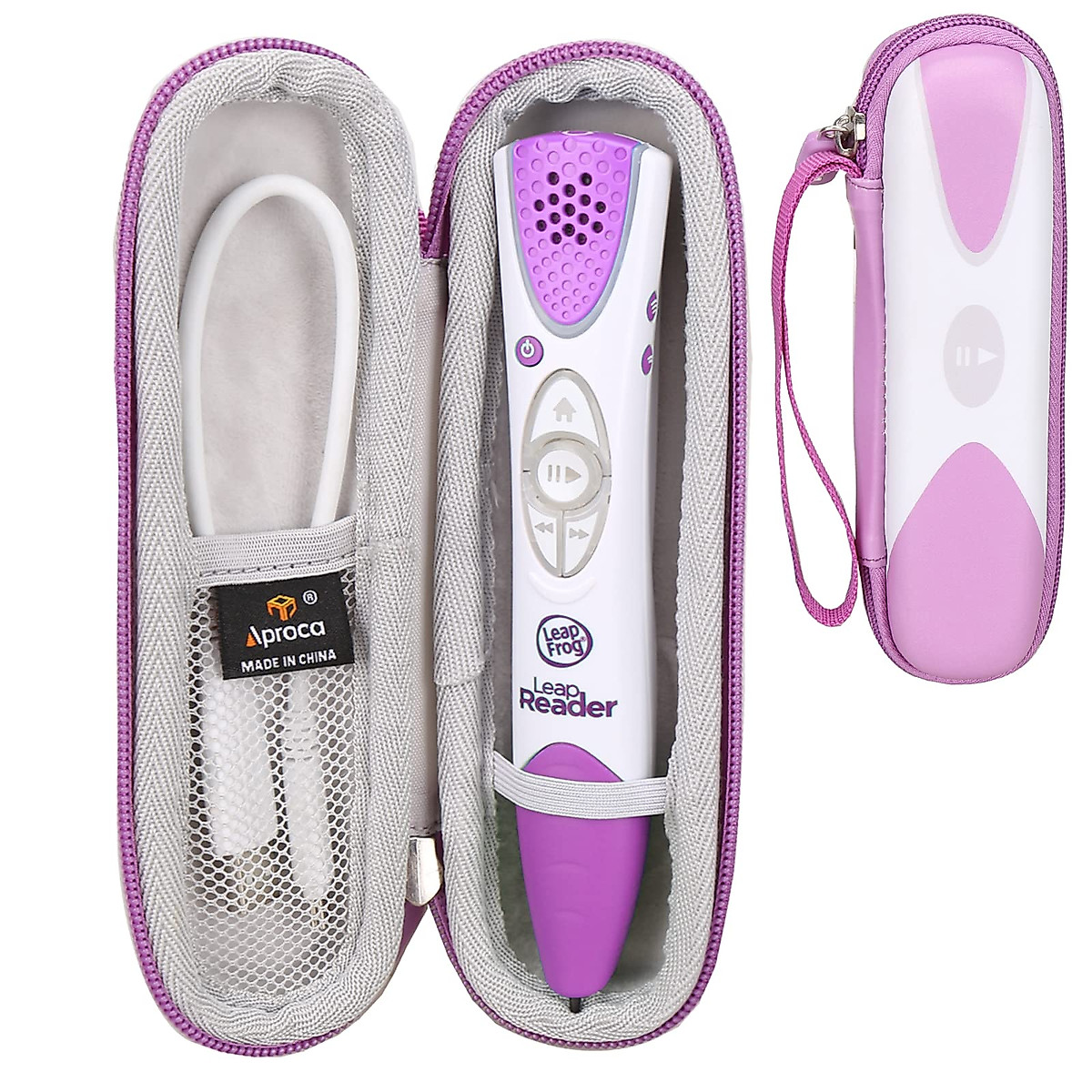 Aproca Hard Travel Storage Case,for LeapReader Reading and Writing System (Purple)