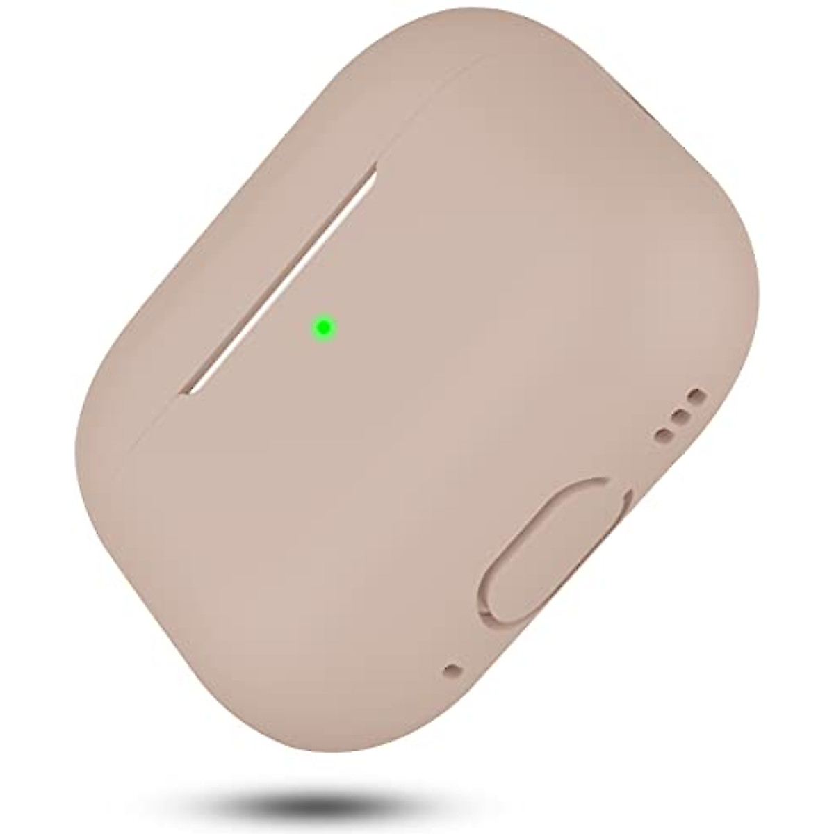 ATUAT AirPods Pro 2nd Generation Case Cover(2022), Protective Soft Silicone Skin Accessories for Men Women Boys Girls for Apple AirPods Pro Gen 2, Front LED Visible-Tan Brown