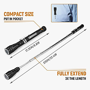 Gifts for Men, Magnetic Pickup Tool Gifts for Him, Mens Gifts for Dad, Boyfriend, Husband, Grandpa, Cool Gadgets Tools for Men, Unique Birthday Gifts for Men Who Have Everything