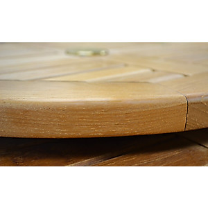 Tortuga Outdoor TK-R-LSUS Jakarta Teak Lazy Susan, 20" Long x 20" Wide x 2" high