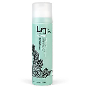 unwash Dry Cleanser - Dry Shampoo for All Hair Types, Refresh Hair & Absorb Excess Oil, Lightweight & Residue-Free, Color-Safe, 3.3 oz