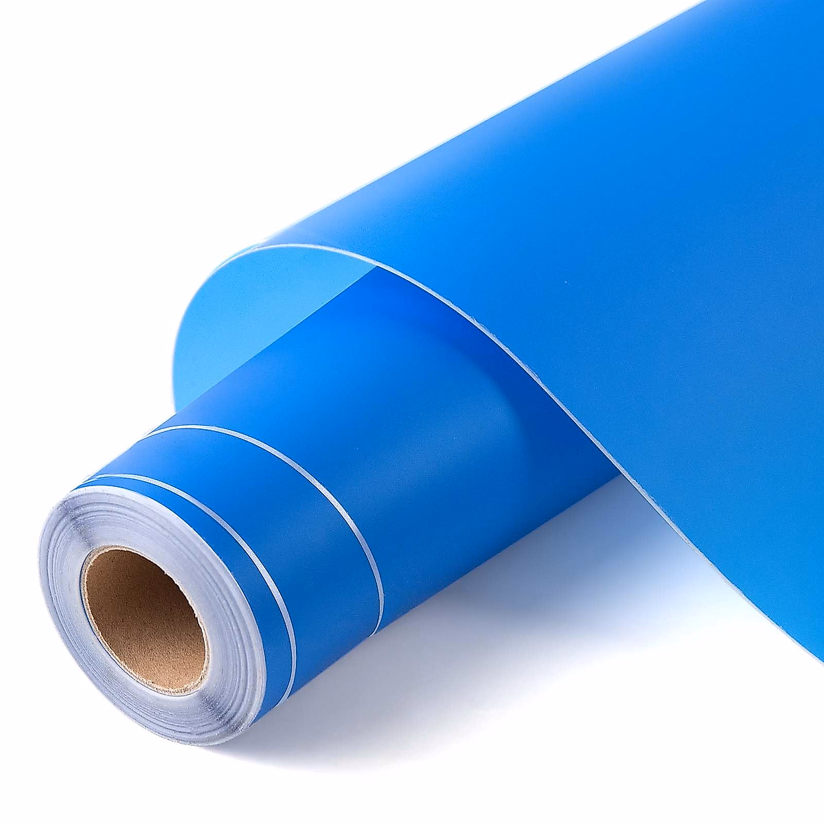 HTVRONT Stencil Vinyl Adhesive Material - 12” x 50 FT Light Blue Adhesive Stencil Vinyl for Cricut & Silhouette Machine，Stencil Vinyl Roll for Crafting Decoration