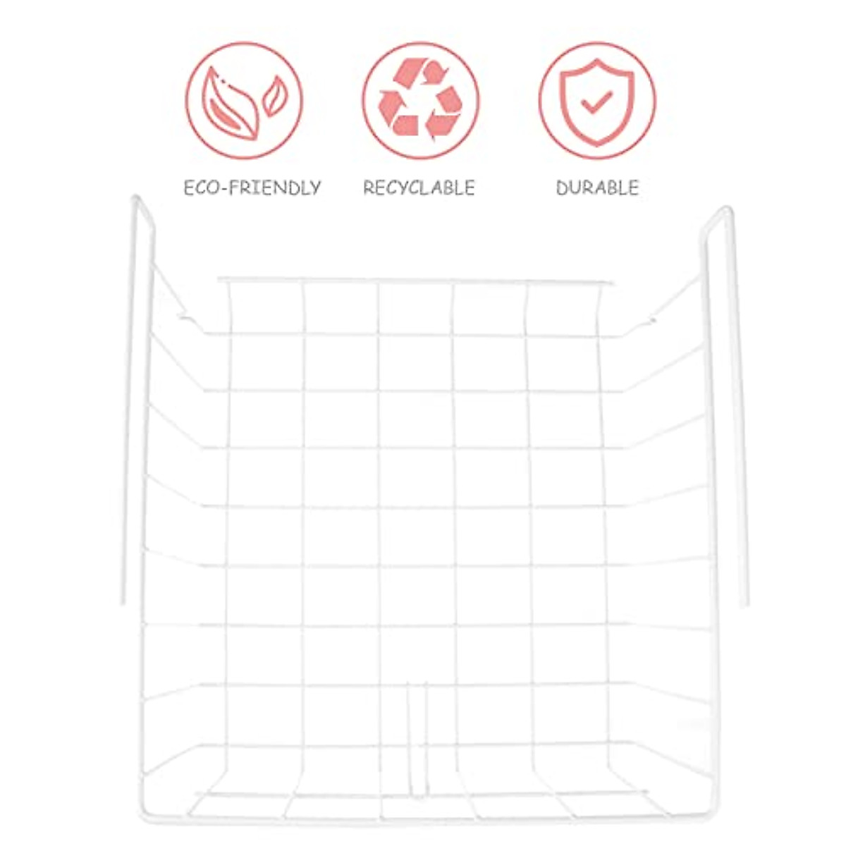 DOITOOL Under Cabinet Shelf Basket Organizer Rack Under Cabinet Drawer Organizer under Cabinet Storage Organizer Self Adhesive under Desk Drawer Desk Accessories Organizer