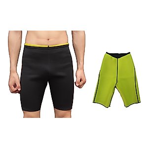 Valentina Mens Hot Body Shaper Shorts Workout Sweat Sauna Pants for Weight Loss