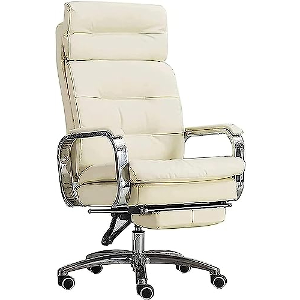 WHLONG Office Chair High Back Lounge Recliner with Retractable Footrest Ergonomic Computer Gaming Chairs, 360°Rotation Executive Chairs(Color:B)
