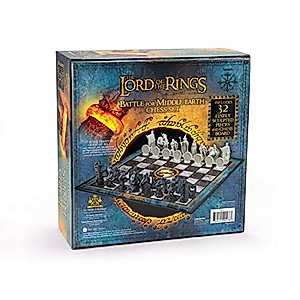 The Noble Collection The Lord of The Rings - Chess Set: Battle for Middle-Earth,Black