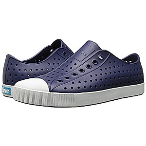 Native Shoes, Jefferson, Lightweight Sneaker for Adults, Regatta Blue/Shell White, 7 M US Women/5 M US Men