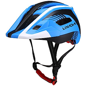 Lixada Kids Bike Helmet Adjustable Detachable Full Face Cycling Helmet Breathable Ultralight Cycling Sports Helmet for Bicycle Skateboard Scooter Roller Skating Protective Gear (20.5-22 Inches)