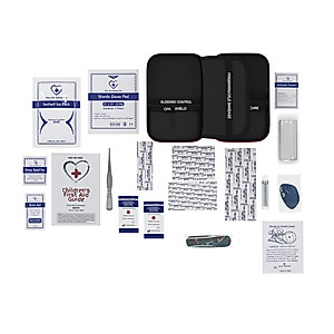 Small, First Aid and CPR Kit for children, toddler, and kids. Large Variety of Bandages to fit your childs injuries. Perfect travel first aid kit, Diaper Bag, Backpack, Car, and More. Quick and Effect