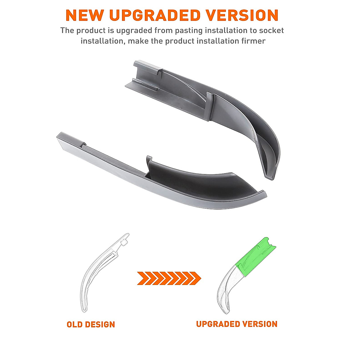 Savadicar Upgraded Version Rain Gutter Extensions, Roof Hard-Top ABS Rain Groove Diverter, Rainwater Deflector Compatible with 2007-2018 Jeep Wrangler JK JKU, Exterior Accessories, Black, 2 PCs