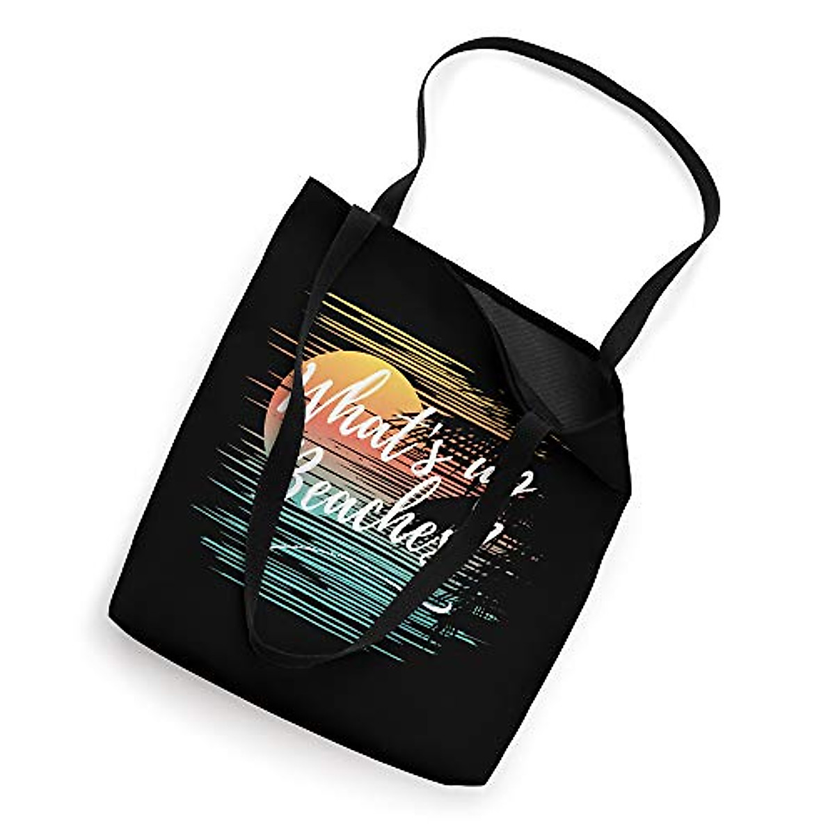 What's Up Beaches? Sassy Attitude Funny Joke Retro Fun Beach Tote Bag