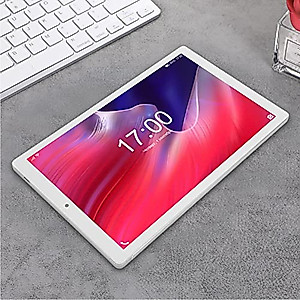 10inch IPS HD Tablet,3GB 64GB 11 8 Core Processor Tablet,Front 5MP Rear 13MP Camera,Dual Sim,Dual Speakers,BT5.0 Touch,3G Calling Tablet,Silver (US Plug)