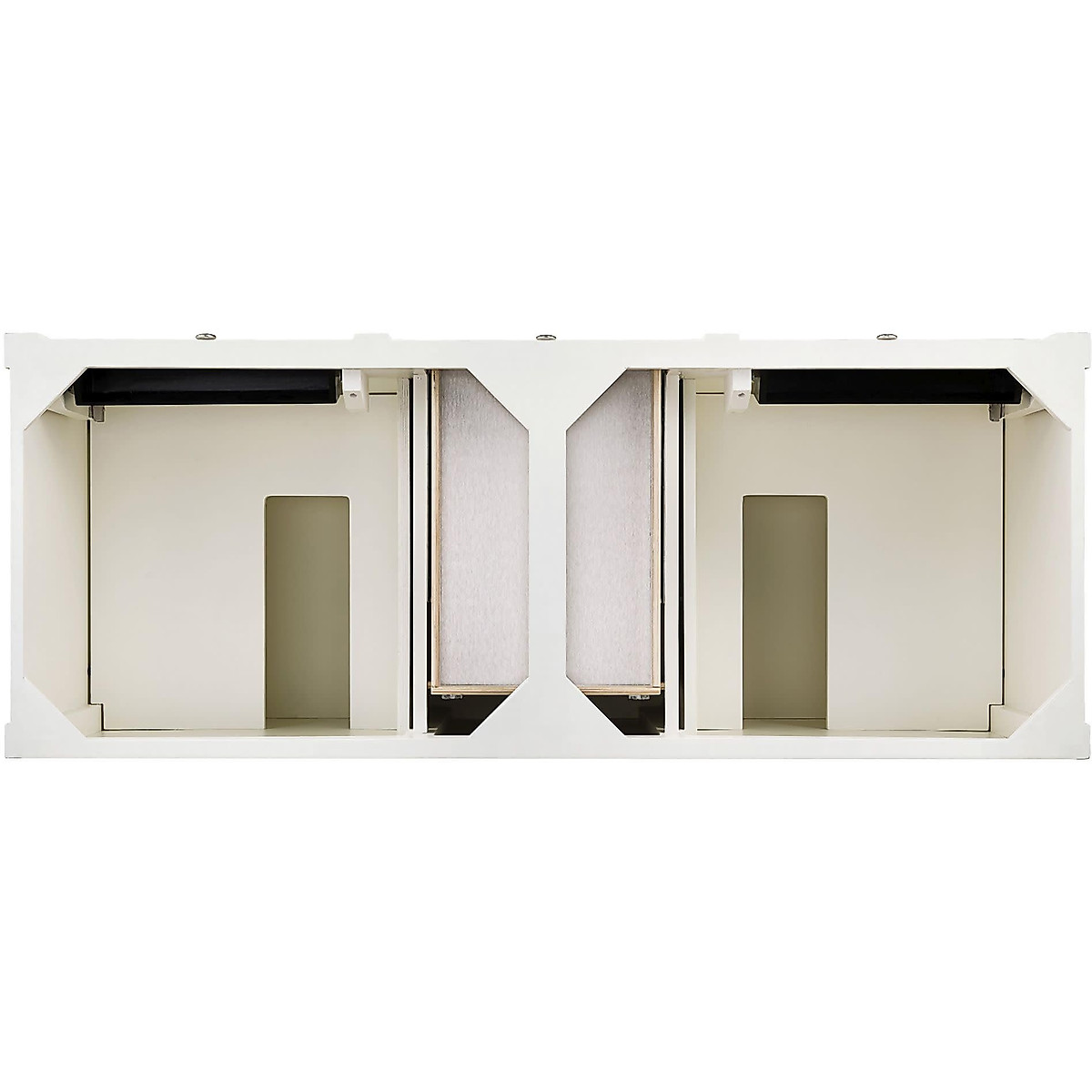 James Martin Vanities 650-V60D-SC 650-V60D Brittany 60" Double Basin Poplar Wood Vanity Cabinet Only