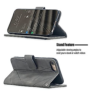 jioeuinly Flip Stand Case Compatible for Vivo Iqoo Z5 Phone Case Cover PU Leather Kickstand Magnetic Wallet Case BF440-HUI