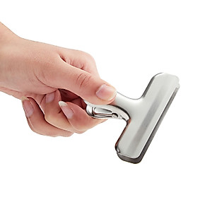 Stockroom Plus Metal Chip Clips for Food Storage, Stainless Steel Bag Clips for Kitchen Supplies (3 Sizes) - Set of 10