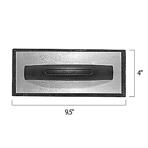 QEP 4 in. x 9.5 in. Molded Rubber Grout Float with Non-Stick Gum Rubber, Black