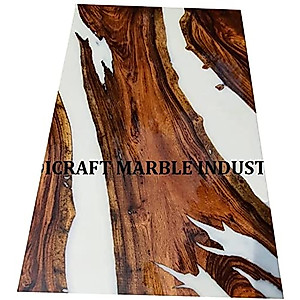 Epoxy Table, Live Edge Wooden Table, Epoxy Resin River Table, Natural Wood,Dining table, Natural Epoxy Table, Resin Table