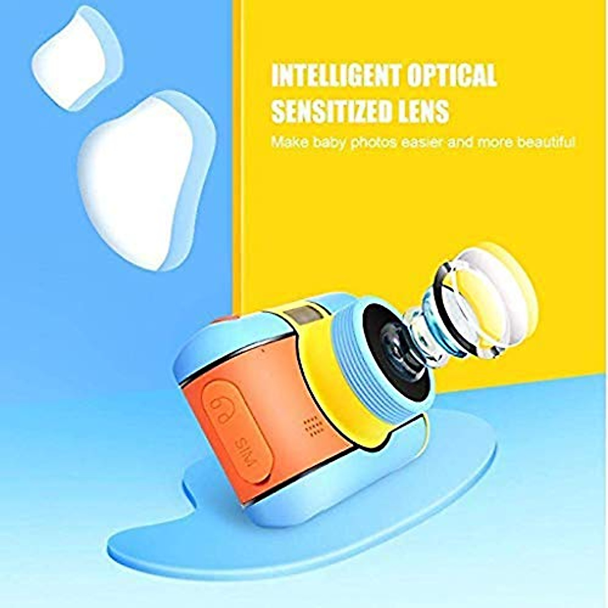 LKYBOA Toy Camera，Kids Camera Birthday Gifts for Age,Compact Children Camera with 2.4 Inch Screen Card Chargeable