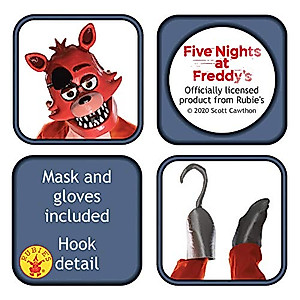 Rubie's Five Nights Child's Value-Priced at Freddy's Foxy Costume, Medium